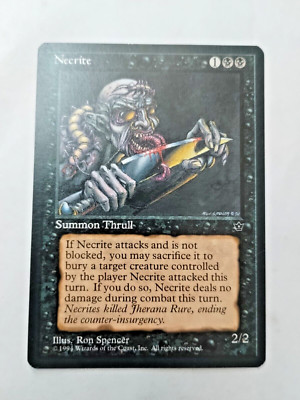 MTG Necrite Fallen Empires 41a Regular Common - Uncirculated | eBay