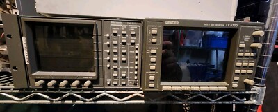 Tektronix 1760 Waveform Vector Monitor with LEADER Multi SDI Monitor LV ...