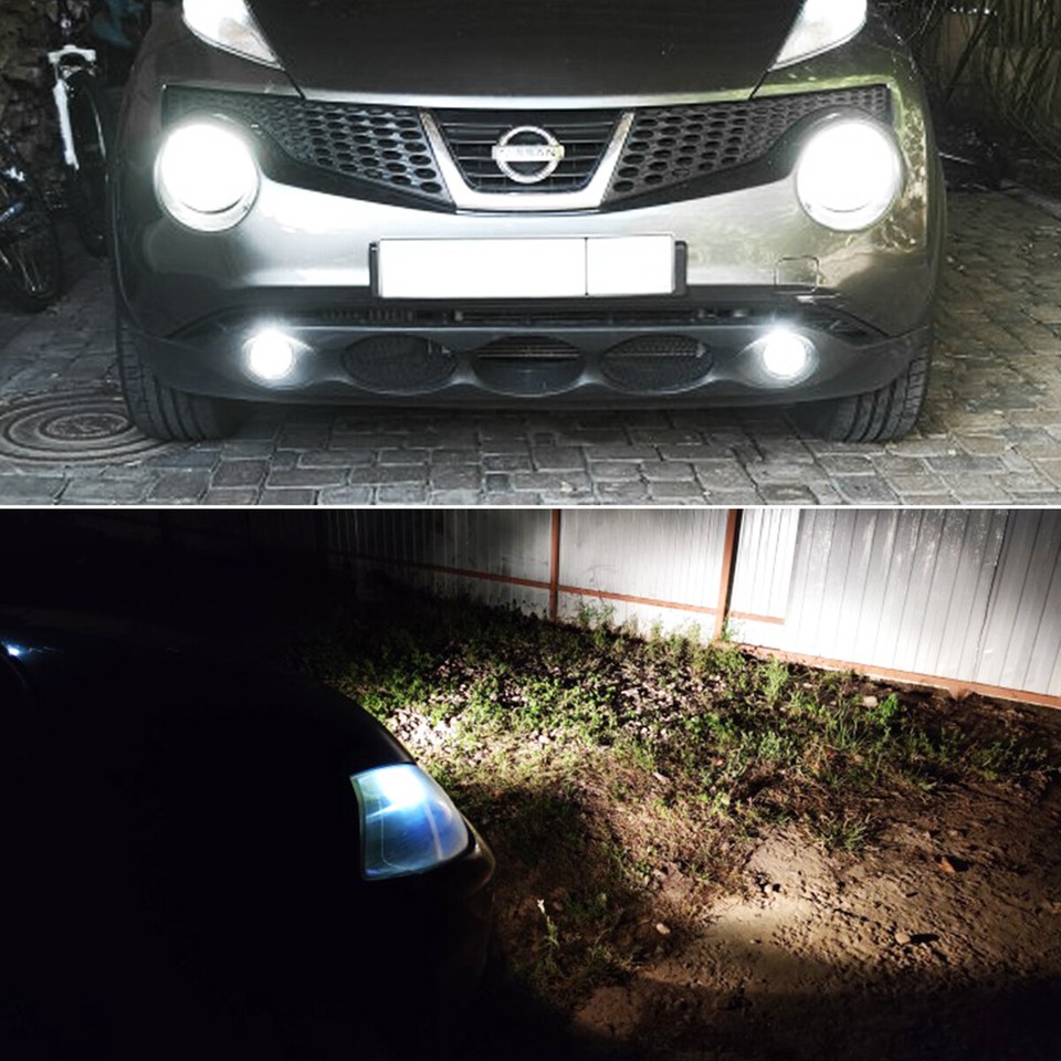 Pair LED Front Fog Light Lamp For Infiniti G25 G37 Q70 Sedan 2011 2012 ...