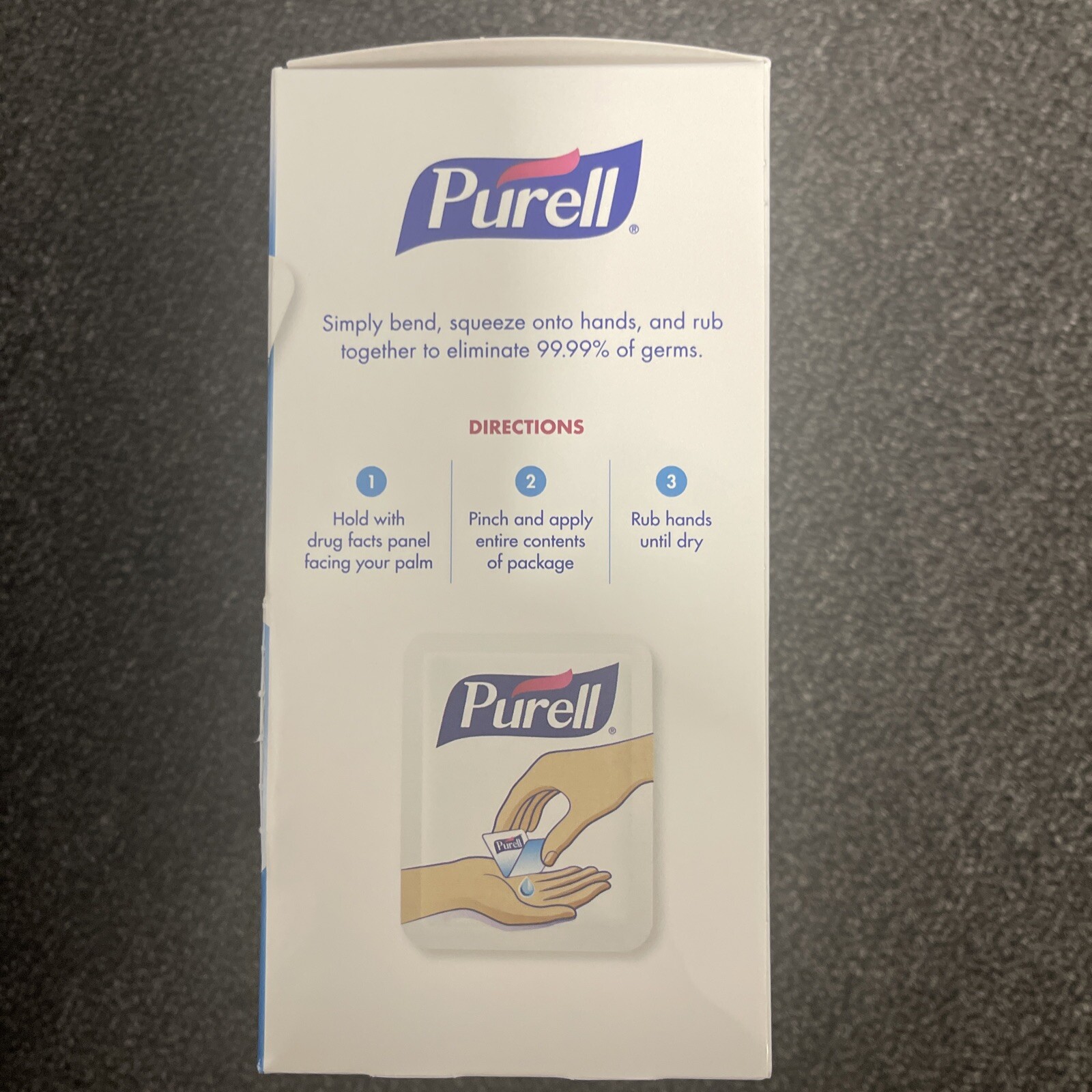 PURELL Single Use Advanced Hand Sanitizer - 125 Count for sale online ...