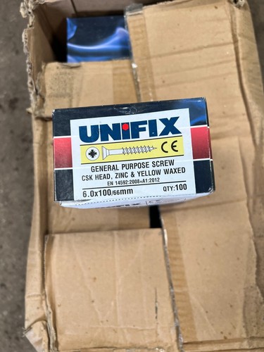 1800 Unifix General Purpose Chippy CSK Pozi Passivated Wood Screws 6x ...