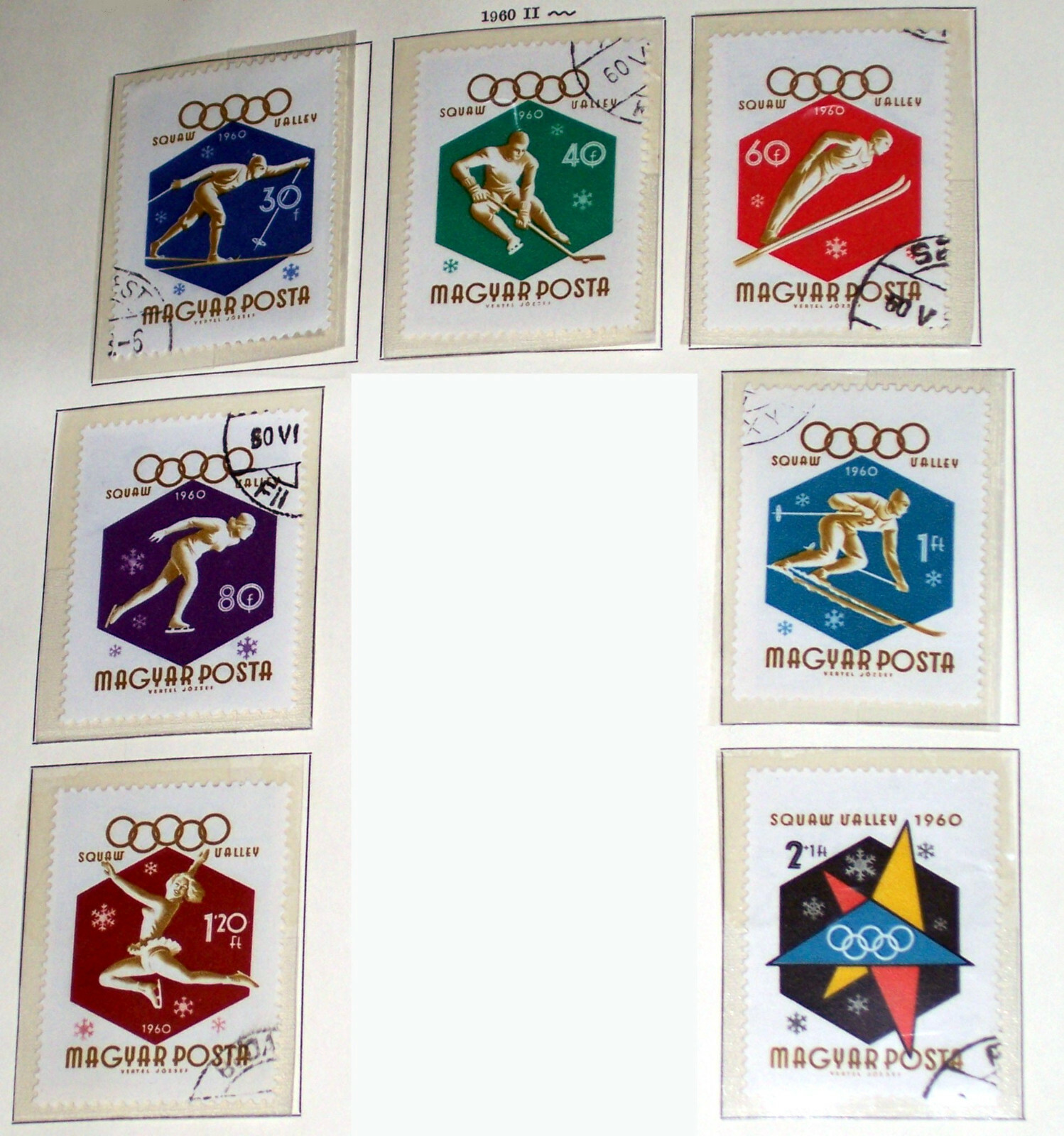 Briefmarken Olympische Spiele 1956 Melbourne/Cortina + Olympia 1952 ...