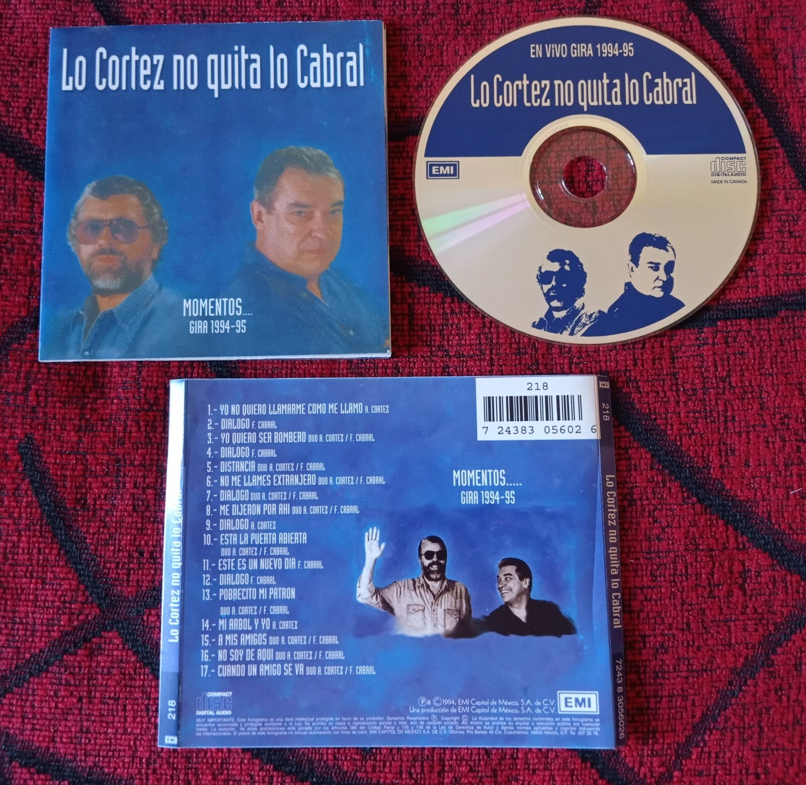 FACUNDO CABRAL & ALBERTO CORTEZ * Lo Cortez No Quita Lo Cabral * 1994 ...