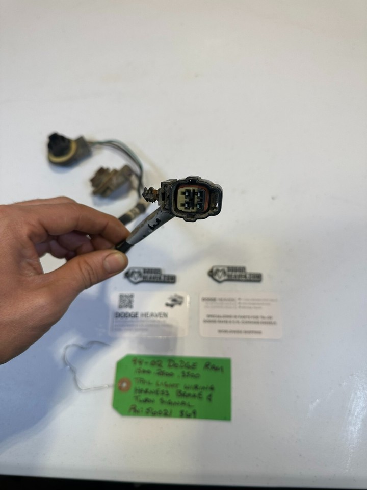 1994-2002 Dodge Ram 1500 2500 3500 Rear Tail light Wiring Harness ...