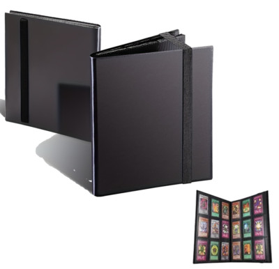 360 Card Pocket Binder with Strap 9 Pocket Trading Cards Album Folder ...