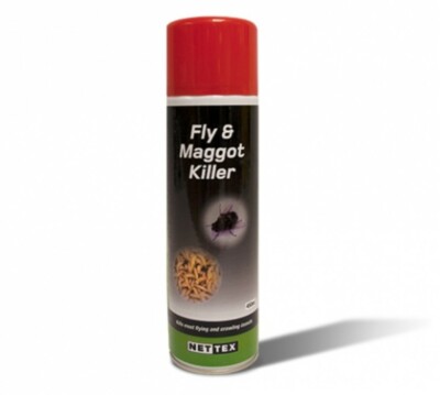 Fly and Maggot Killer - Net-Tex- 2 x 450ml sprays | eBay