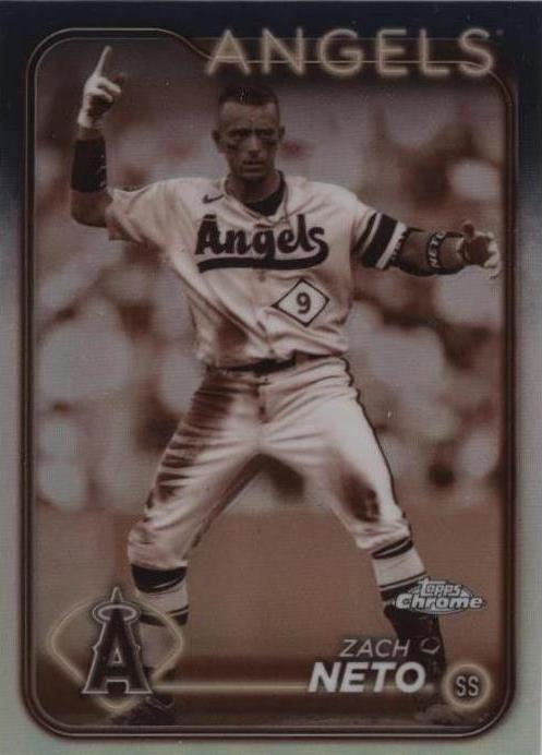 2024 Topps Chrome - Zach Neto #123 Sepia Refractor for sale online | eBay