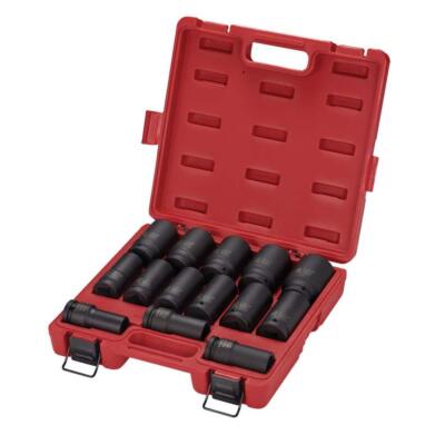 SUNEX TOOLS Impact Socket Set 3/4" Drive Size Deep Depth Non-Universal ...