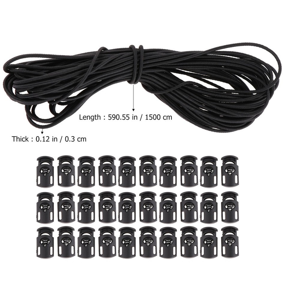 Elastic Cord Clothing Fastening Belt for Luggage, DIY Accessories ...