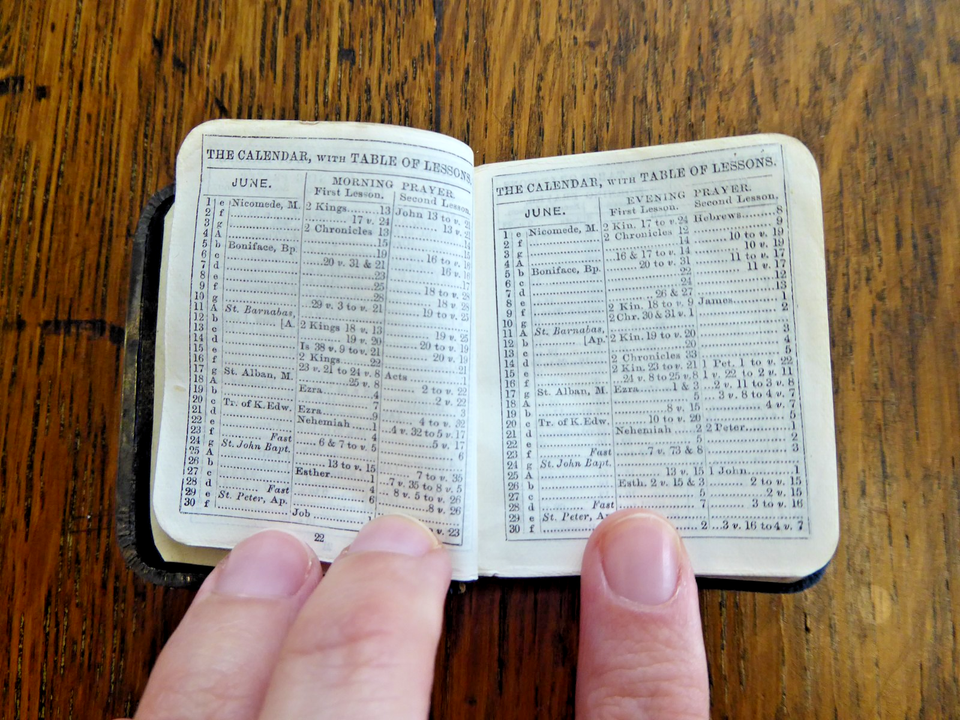 Antique Sterling Silver Cover 1914 Book of Common Prayer Eyre ...