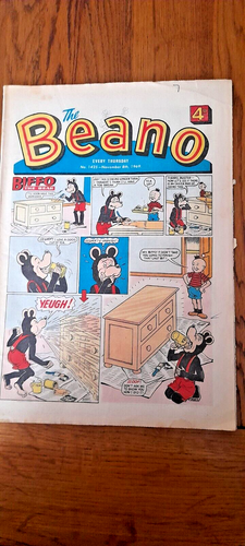 THE BEANO Comic - Issue No 1425- Date November 8th 1969 - UK Paper ...