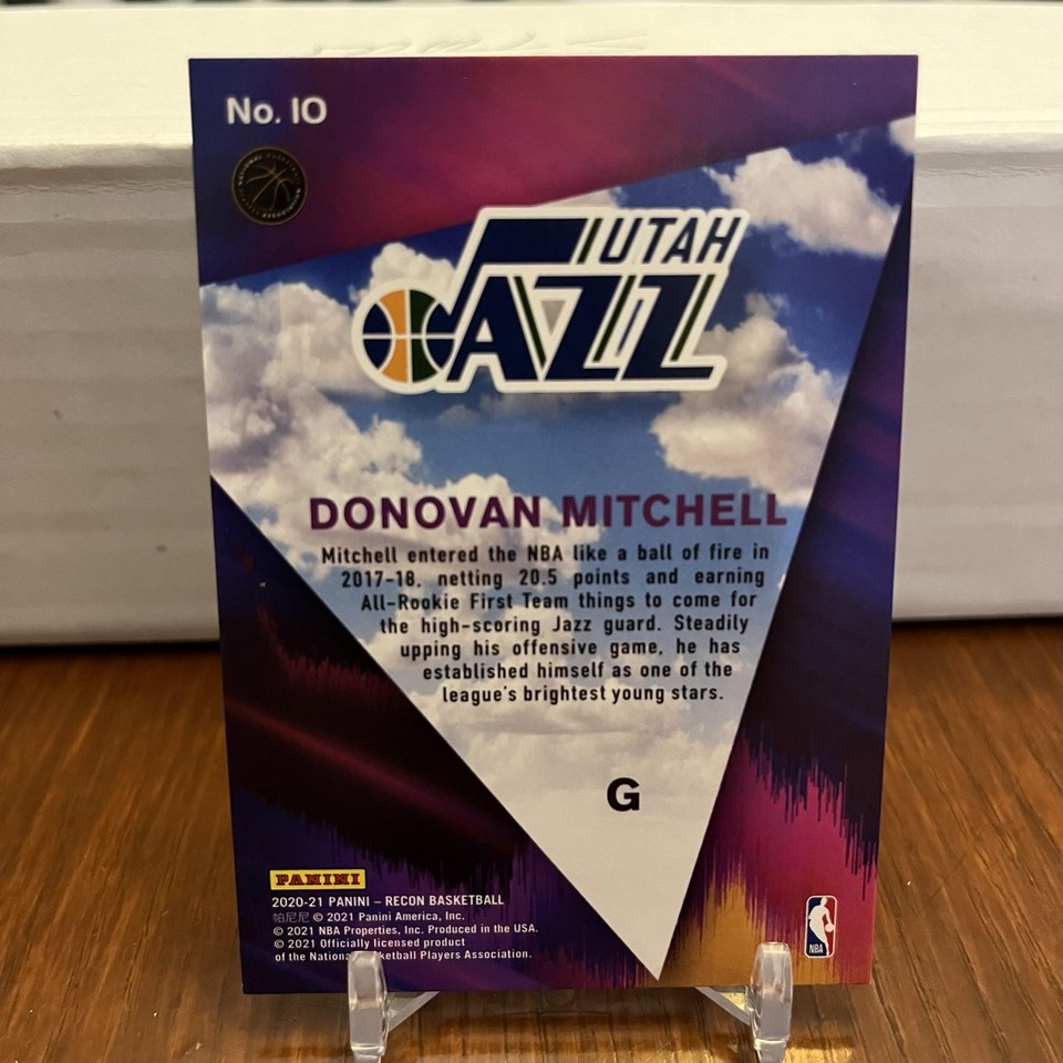2020-21 Panini Recon Donovan Mitchell 10 Utah Jazz Sky's the Limit | eBay