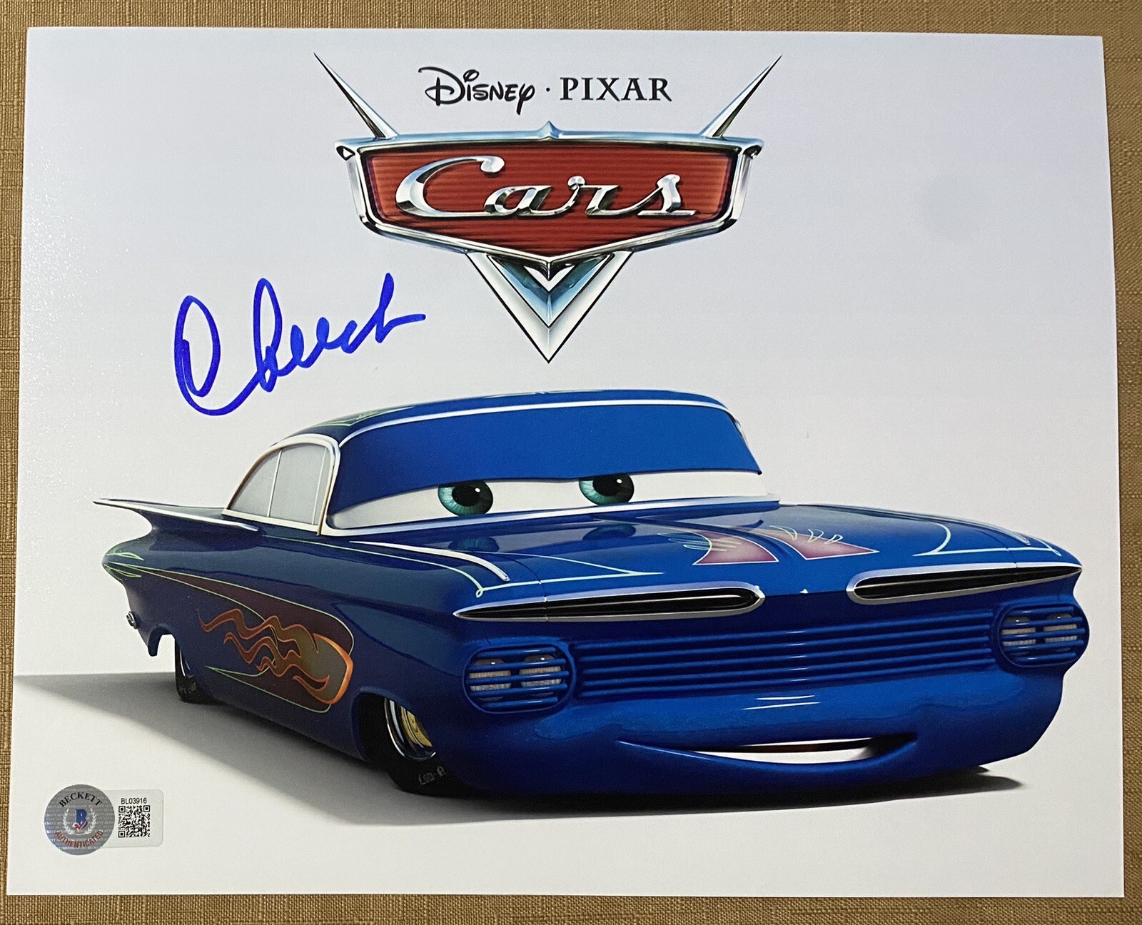 Cheech Marin Signed 8x10 Photo. Disney Pixar Cars. Ramone. Beckett COA ...