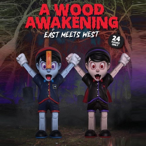 Mighty Jaxx A Wood Awakening: East Meets West by Juce Gace Art Toy Set ...