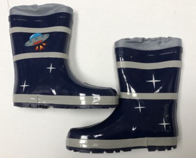 Kidorable BOOT-SPACES1 Natural Rubber Blue Space Hero Rain Boots - Size ...