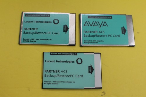 AVAYA/LUCENT Partner ACS 12A1 / 107932071 Backup/Restore PC Card | eBay