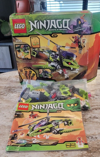 LEGO NINJAGO: Rattlecopter (9443) 100% Complete with Manual, Box ...