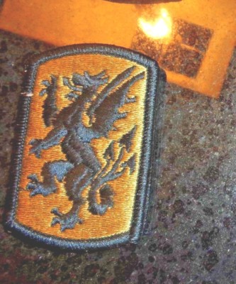 ARMY PATCH,SSI, 415TH CHEMICAL BRIGADE MULTI-CAM, SCORPION W/HOOK LOOP ...