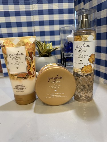 NEW* Bath and Body Works -GIFT SET- GINGHAM GLOW | eBay