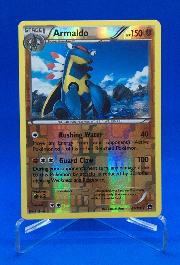 Armaldo, Anorith, Claw Fossil HoloReverse Set XY|SS In Never Played ...