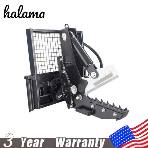 Skid Steer Hydraulic Rotating Cutting Tree Shears Universal Mount Quick ...