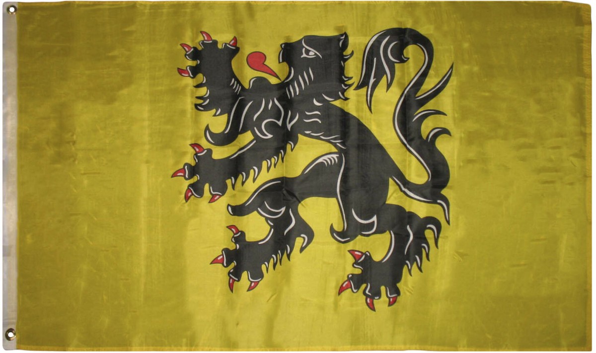 Flags Belgium Lions Flanders Flanders Belgium Lion Flag