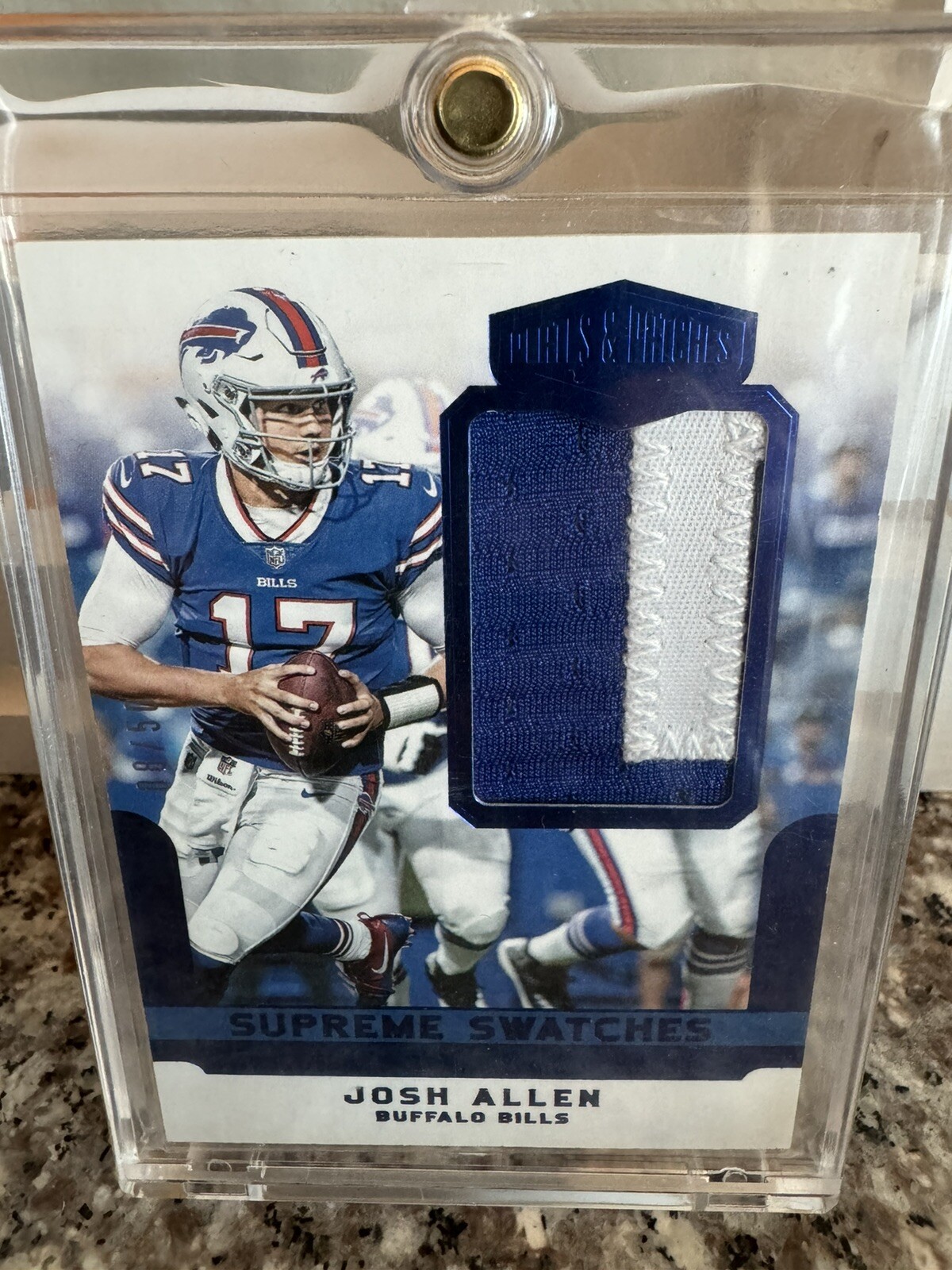 2018 Josh Allen Blue Plates And Patches /50 Supreme Rookie Swatches ...