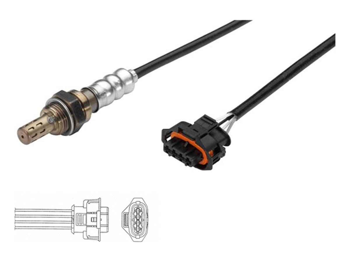 Rear 4 Wire Oxygen O2 Sensor For Vauxhall Opel Agila Astra Corsa ...