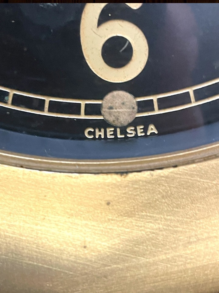 WW2 USN CHELSEA U.S. NAVY MK1 Mark I DECK CLOCK 6 INCH DIAL 1942 With ...