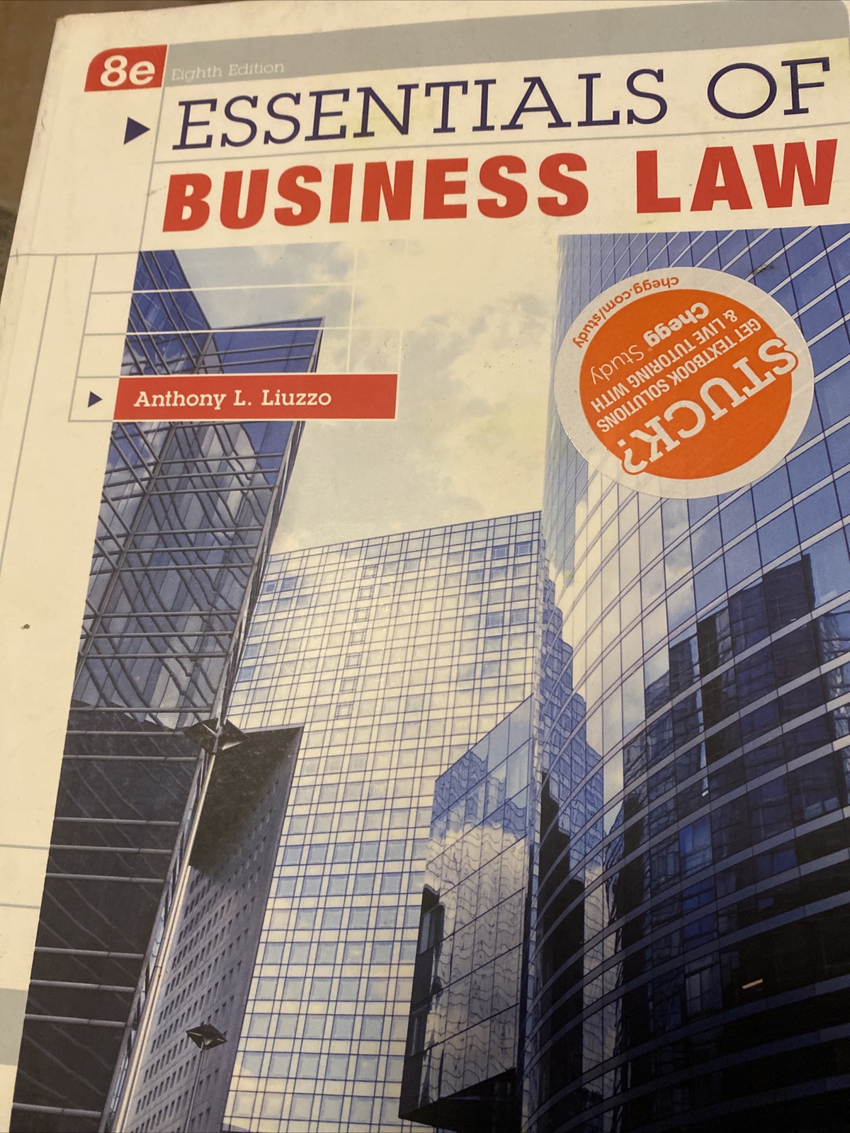 “Essentials of Business Law” by Anthony Liuzzo 8th Edition ...
