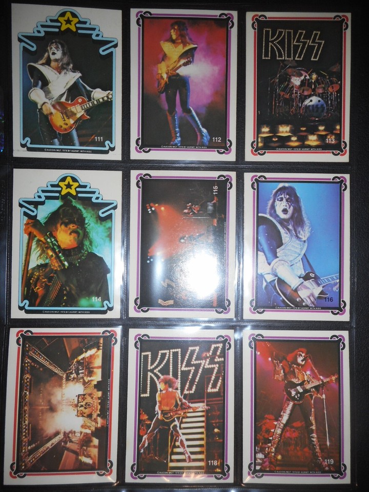 1978 KISS (2ND SERIES) COMPLETE(66) CARD SET AUCOIN DONRUSS *HIGH GRADE ...