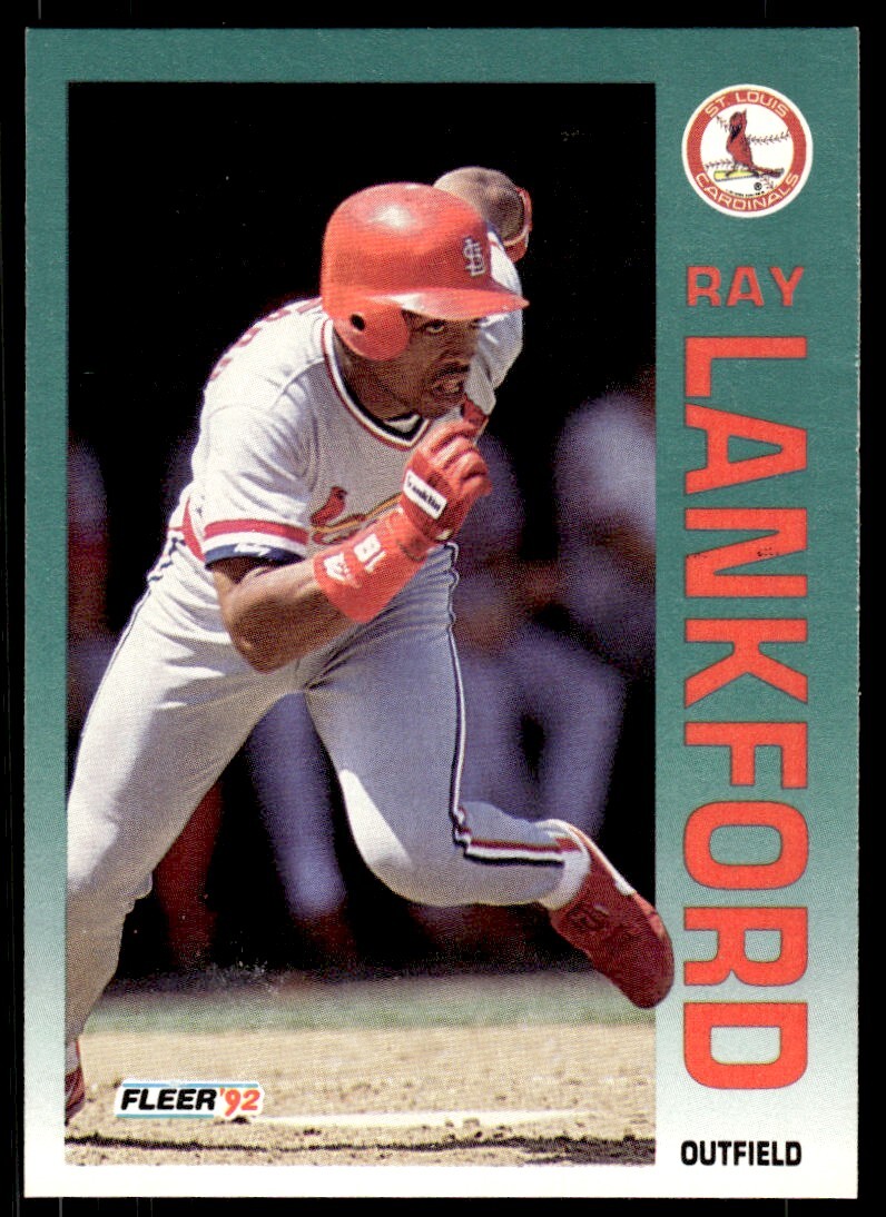 1992 Fleer Baseball Card Ray Lankford St. Louis Cardinals #583 | eBay