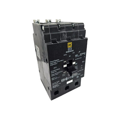 NIB - Square D - EDB34040 - Mini Circuit Breaker, E-Frame, 40A, 3 Pole ...