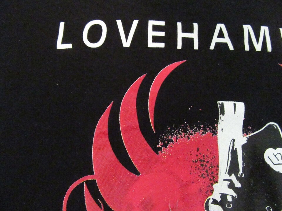 Lovehammers Band T Shirt Medium Single Sided Marty Casey Chicago | eBay