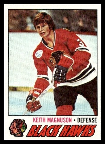 1977 Topps #89 Keith Magnuson Chicago Blackhawks Hockey card NM+ | eBay