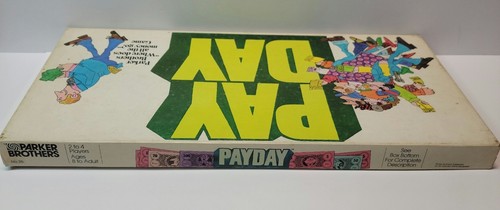 Vintage 1975 Parker Brothers Pay Day Payday Board Game No. 26 Complete ...