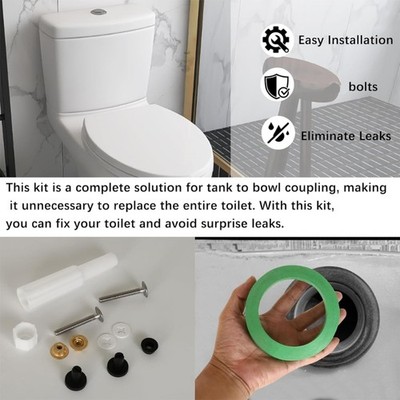 Toilet Tank Gasket Angle Seal Washer 3inch Toilet Tank Replacement Kits ...