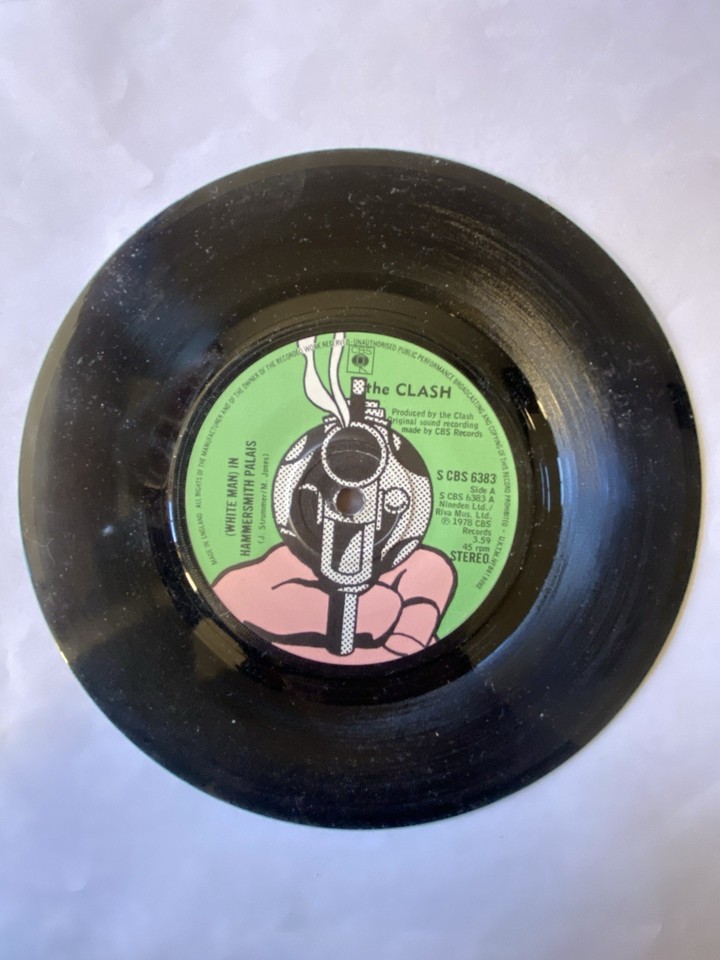 THE CLASH ( White Man ) In Hammersmith Palais 1978 UK 1ST PRESS VINYL 7 ...
