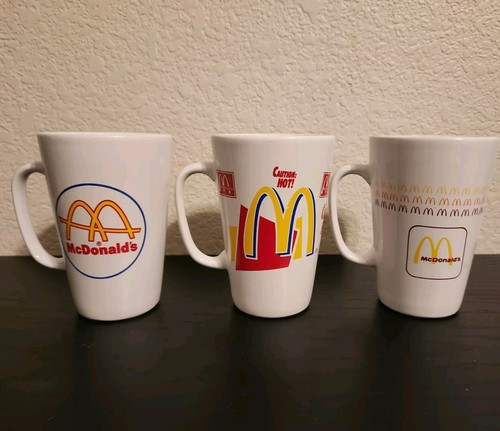 Vintage McDonald's Coffee Cups Mugs, Group II Communications Lot Of 3 ...
