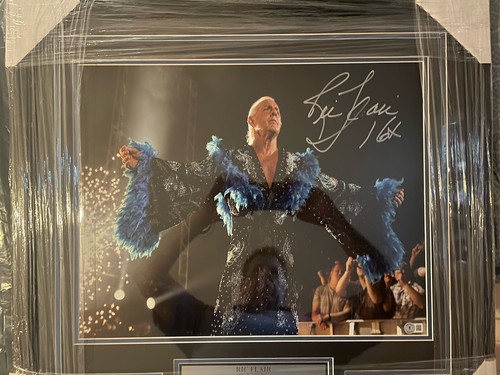 Rick Flair Signed Framed 16x20 Photo Beckett Certified | eBay