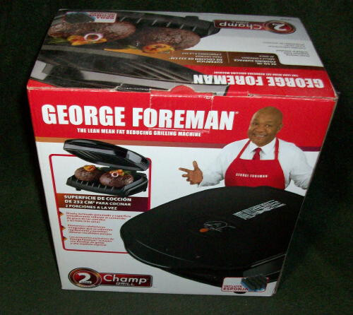 George Foreman Lean Mean Fat Reducing Grilling Machine Champ Grill NEW ...