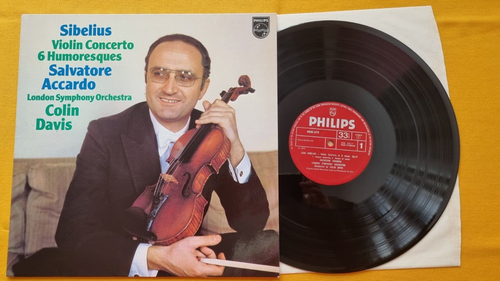Sibelius / Salvatore Accardo / Colin Davis - Violin Concerto - Philips ...