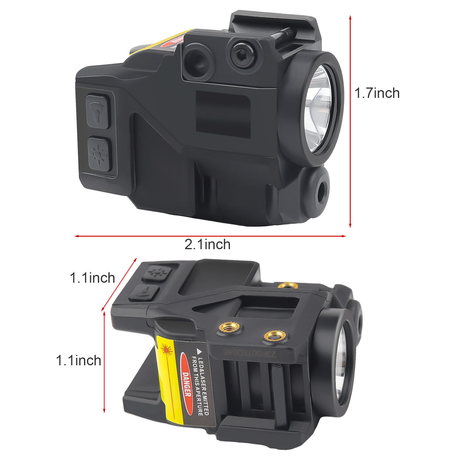 Green Red Blue Laser Sight 500lm Flashlight Combo For Glock 17 19 ...