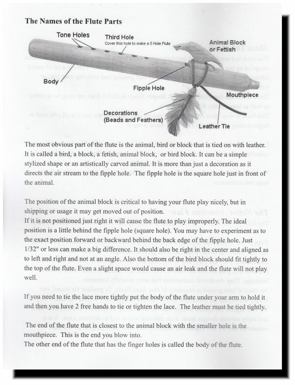 The Native American Flute Book 101 How to Play with 22 Songs Songbook ...
