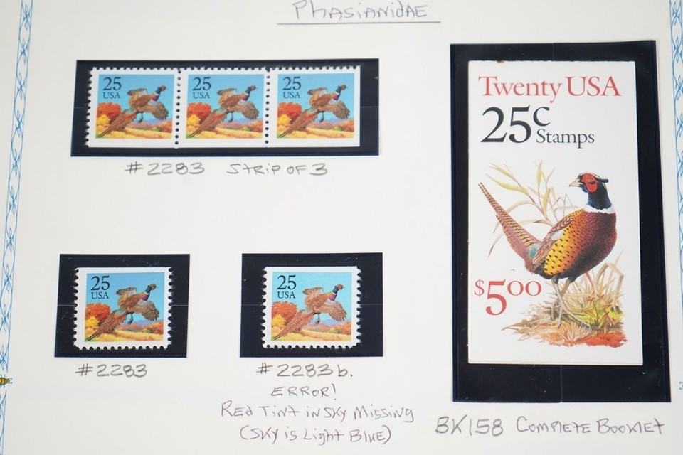 US 1980s BIRDS COLLECTION OF 60+ STAMPS, 35 COVERS & 5 BOOKLETS IN ...