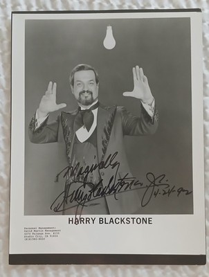 8x10 Autographed Photo Magician Harry Blackstone | eBay