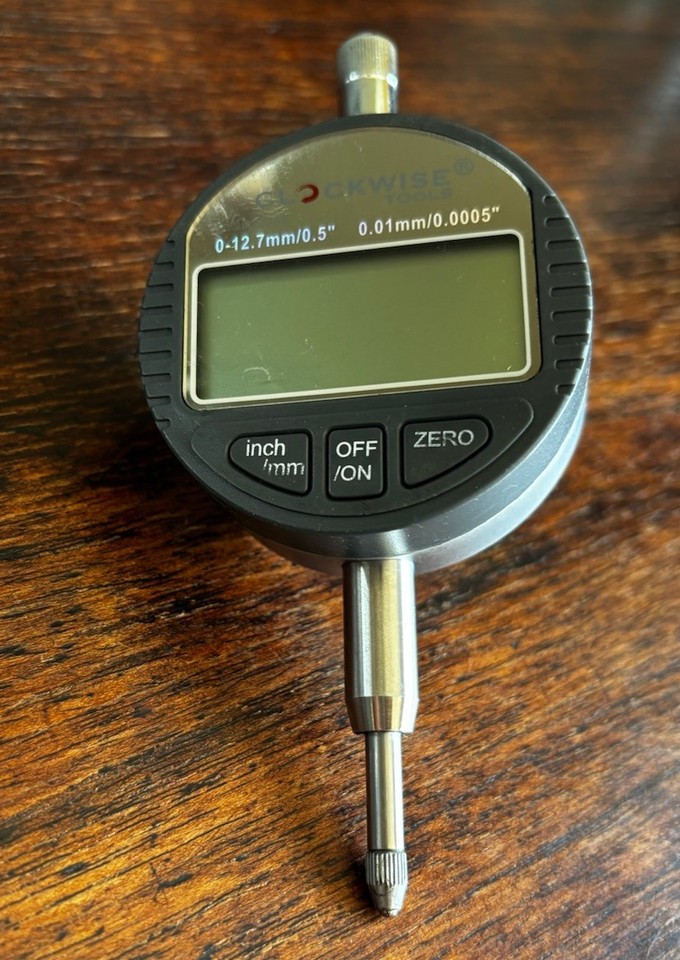 Clockwise Tools DIGR-0055 Digital Indicator 0-0.5"/12.7mm | eBay