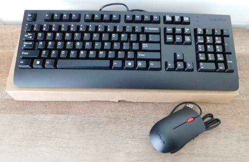 Lenovo Preferred Pro II SK-8827 USB Wired Keyboard Mouse Combo - Black ...