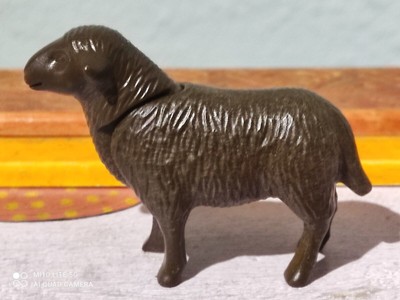 PLAYMOBIL FIGURE BROWN SHEEP WOOL FARM SHEEP FARMERS SHEPHERD BELEN ...