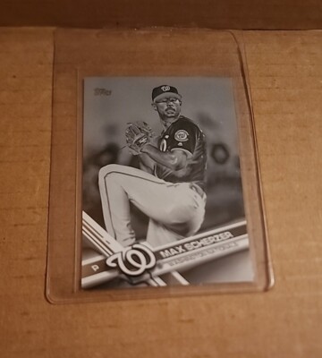 2017 Topps Series 2 #595 MAX SCHERZER Negative | eBay